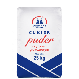 CUKIER PUDER Z SYROPEM GLUKOZOWYM 25 KG